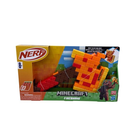 Hasbro | Toys | Hasbro Nerf Minecraft Firebrand Dart Blasting Axe Toy ...